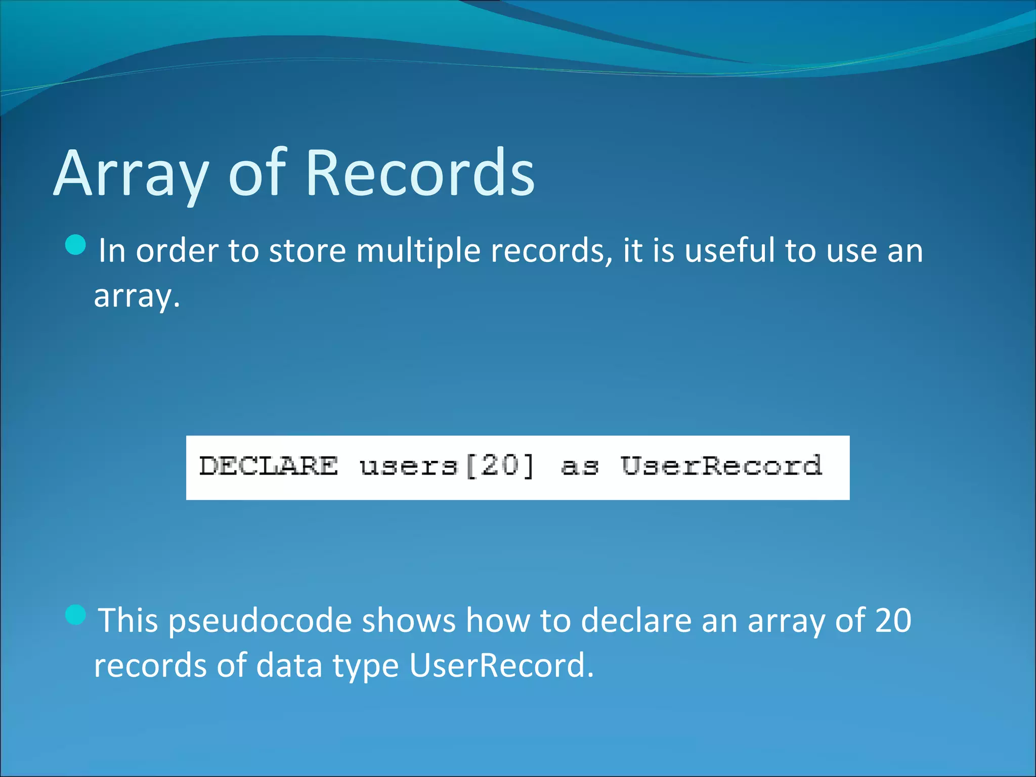 SD & D Data Types | PPT