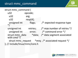Linux SD/MMC device driver | PPTX
