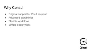Automatic Provisioning of Consul & Vault | PDF