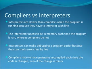 SD & D High and low level languages | PPT