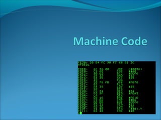 N5 Computing Science - Machine Code | PPT
