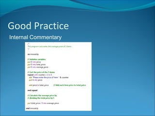 N5 Computing Science - Readability of code | PPT