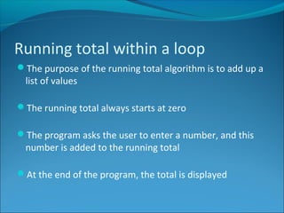 SD & D Running Total | PPT
