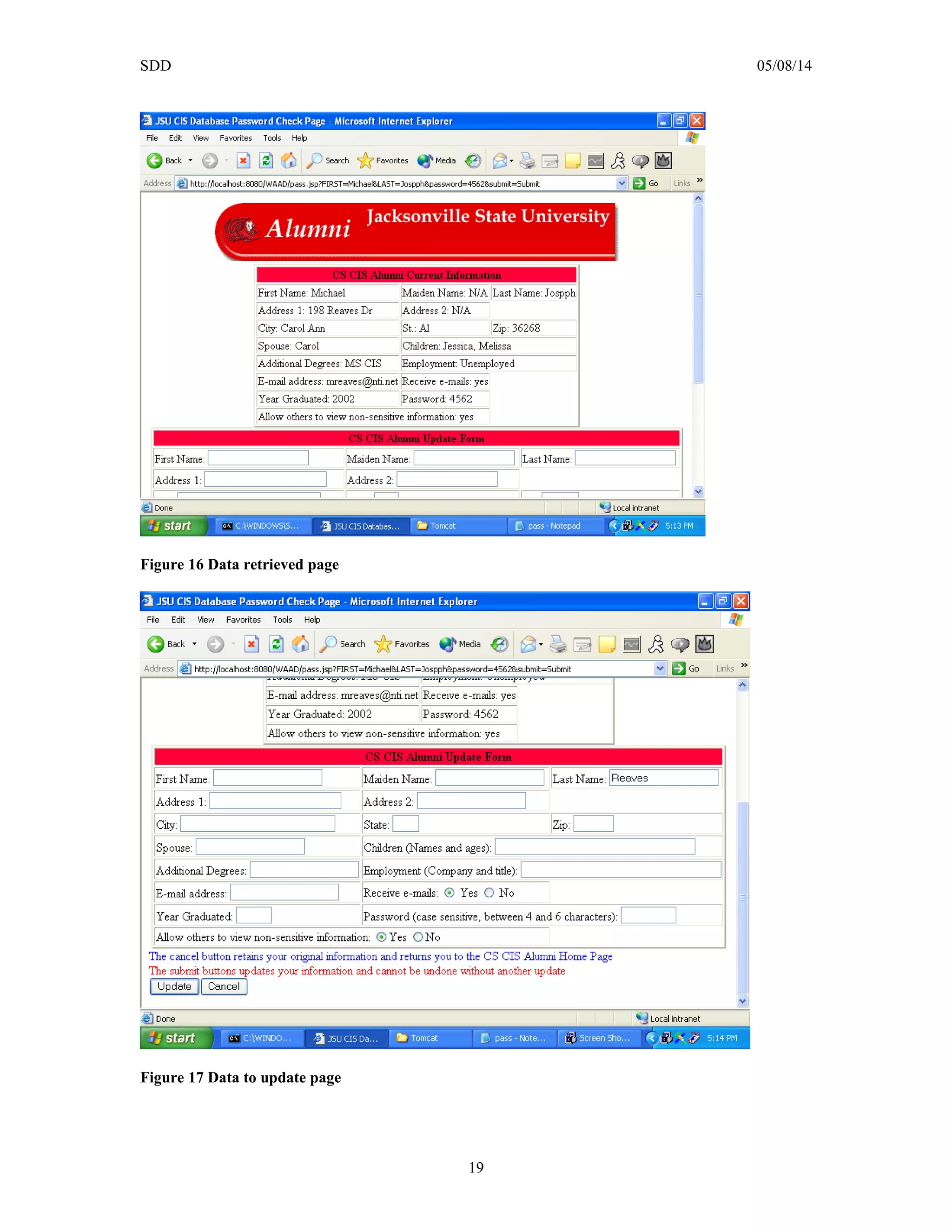 Software Design Description (SDD) sample | DOC