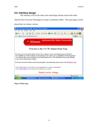 Software Design Description (SDD) sample | DOC