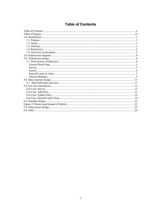 Software Design Description (SDD) sample | DOC