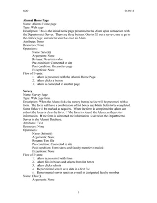 Software Design Description (SDD) sample