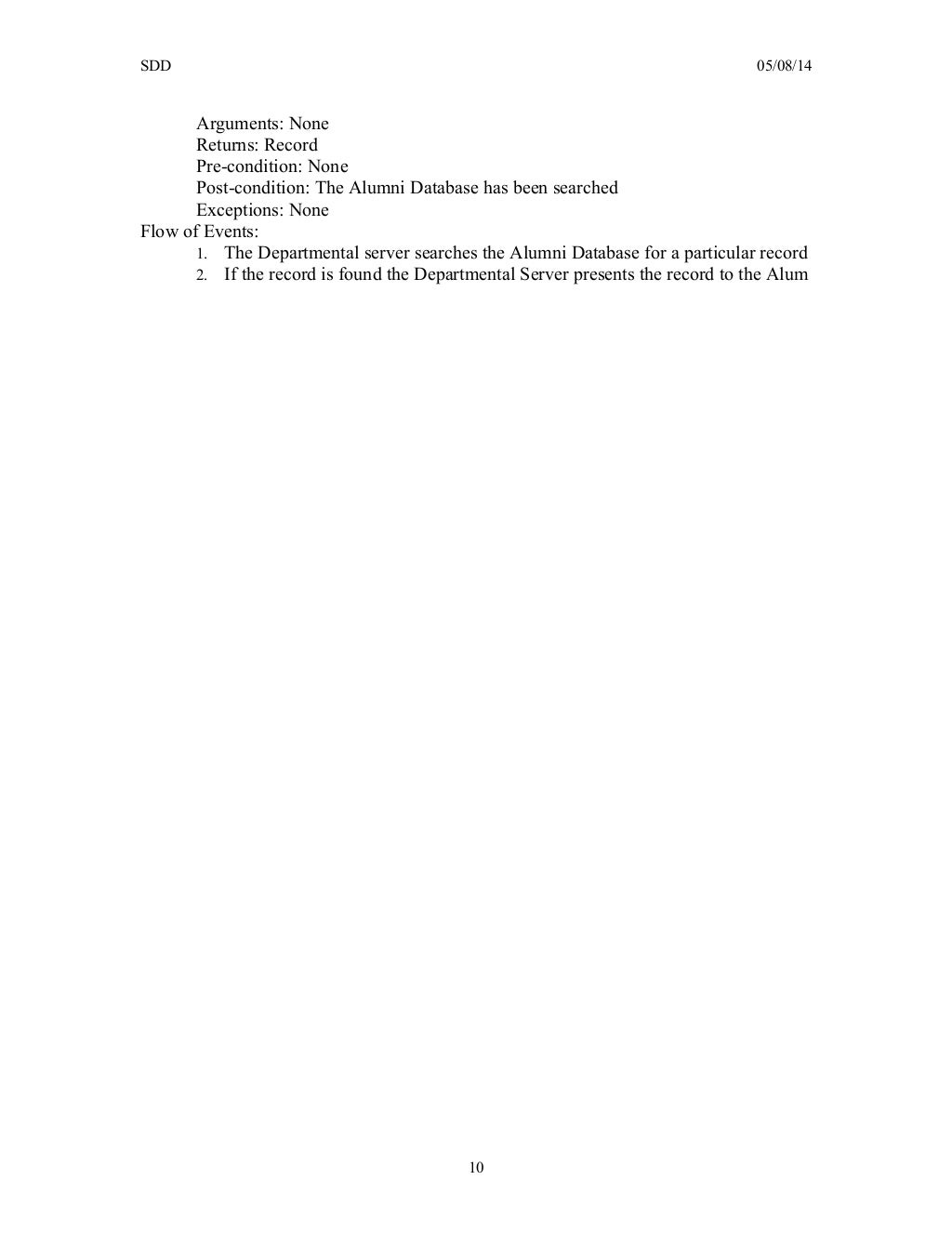 Software Design Description SDD Sample Software Design Description SDD Sample