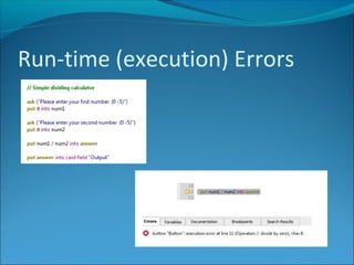 National 5 Computing Science - Testing | PPT
