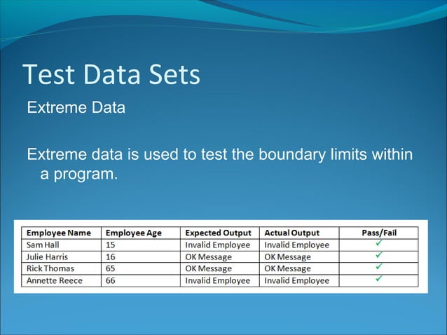 National 5 Computing Science - Testing | PPT