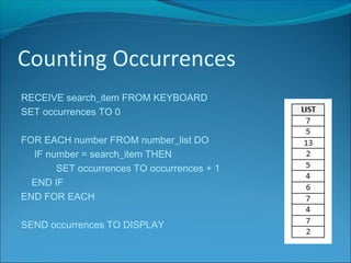 SD & D Standard Algorithms | PPT