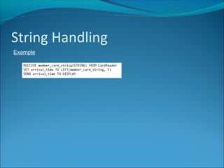 String Handling | PPT | Programming Languages | Computing