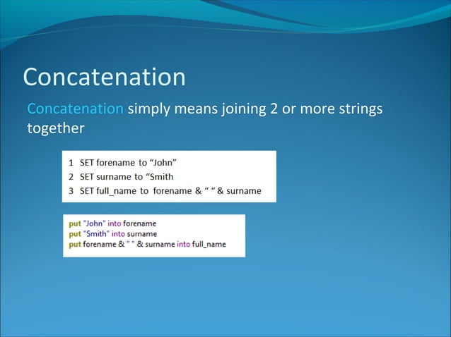 SD & D Strings | PPT