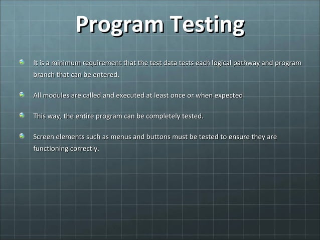 Sdd Testing & Evaluating | PPT Sdd Testing & Evaluating | PPT