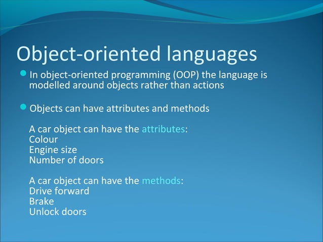 SD & D Types of programming language | PPT