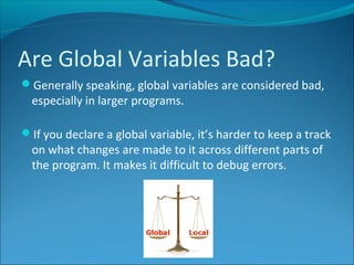 SD & D Variable Scope | PPT