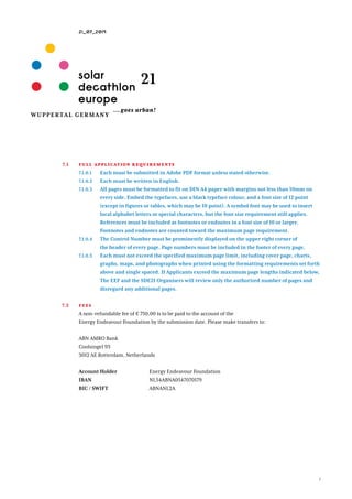 Sde21 callforteams addendum_b | PDF