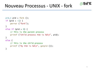SDE TP 4 - Processus | PPT | Free Download