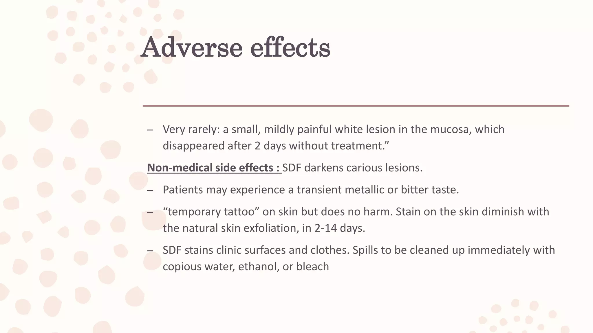 SILVER DIAMINE FLUORIDE (SDF) | PPTX