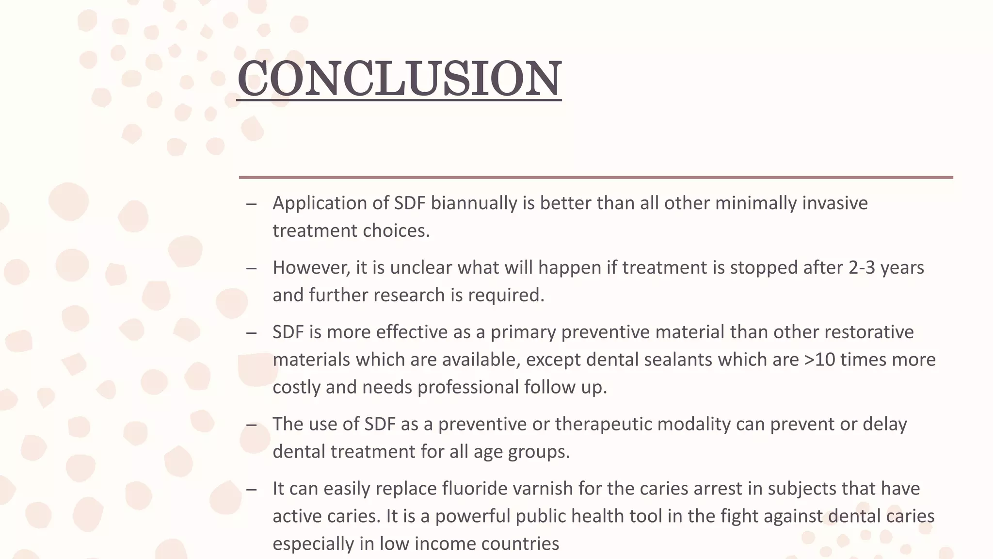 SILVER DIAMINE FLUORIDE (SDF) | PPTX