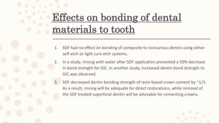 SILVER DIAMINE FLUORIDE (SDF) | PPTX