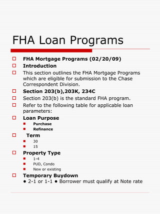 FHA and VA LOan changes | PDF