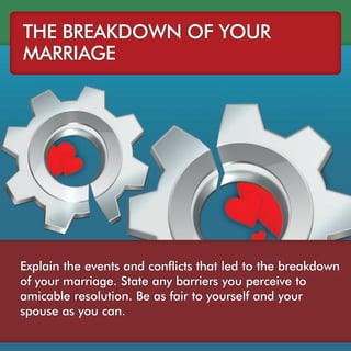 Writing a marital history for your lawyer | PDF
