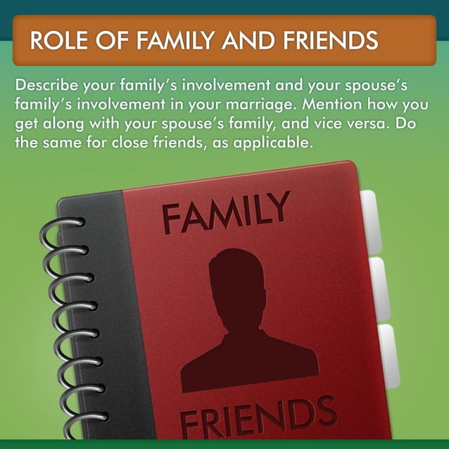 Writing a marital history for your lawyer | PDF