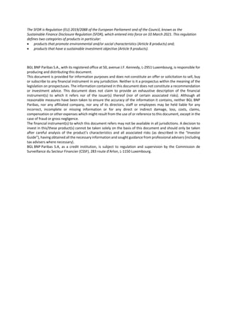 SFDR-bglbnp_paribas | PDF
