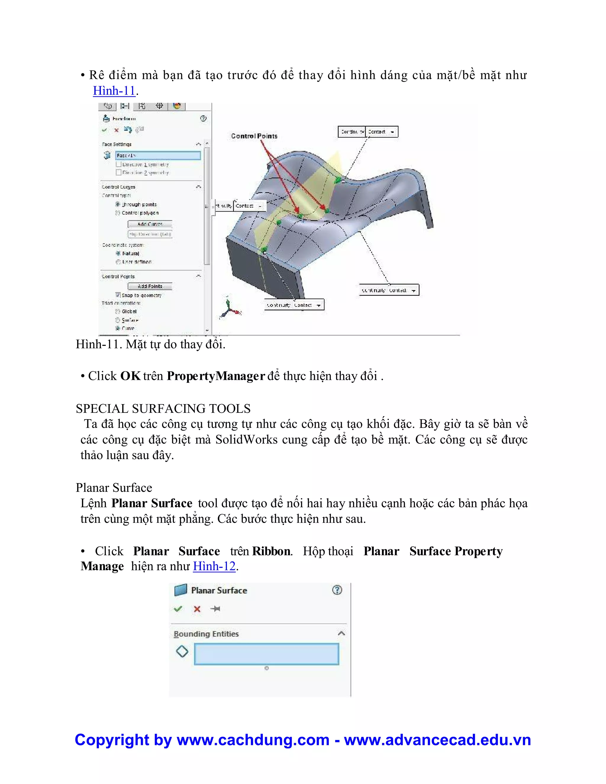 Thiết kế mặt Solidworks 2017 (Surface) | PDF