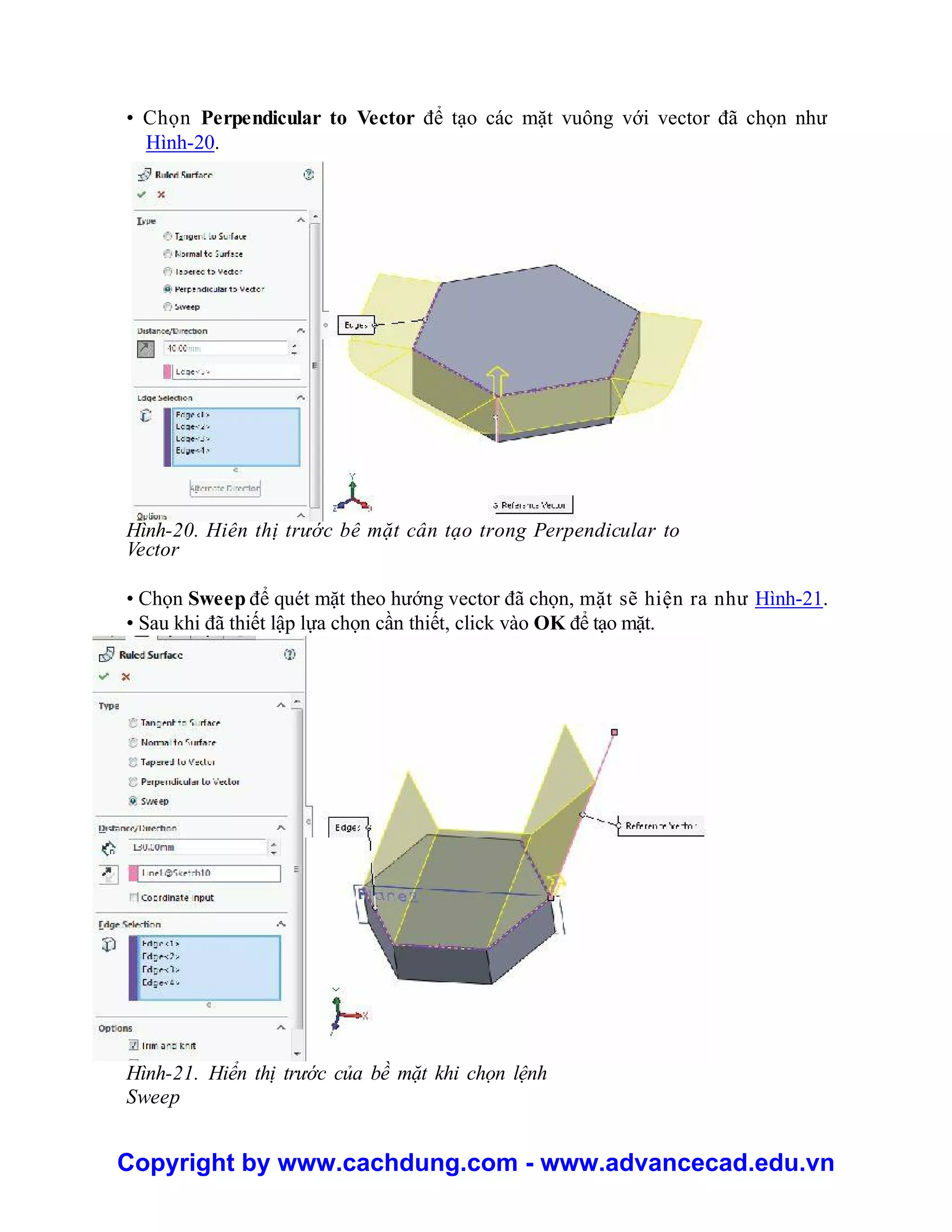 Thiết kế mặt Solidworks 2017 (Surface) | PDF
