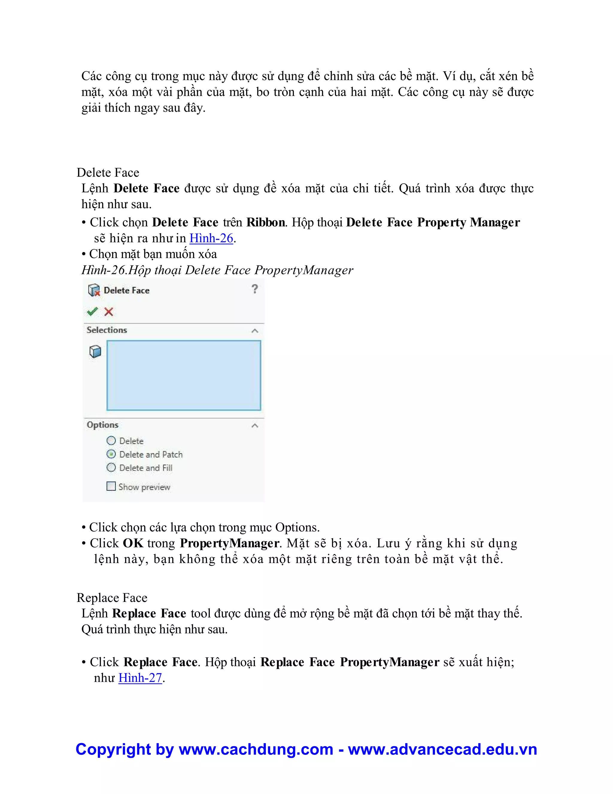 Thiết kế mặt Solidworks 2017 (Surface) | PDF
