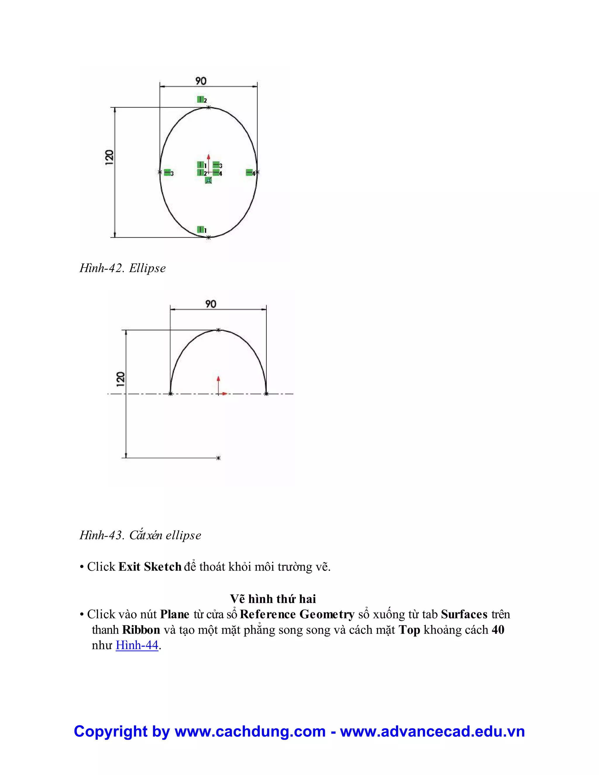 Thiết kế mặt Solidworks 2017 (Surface) | PDF