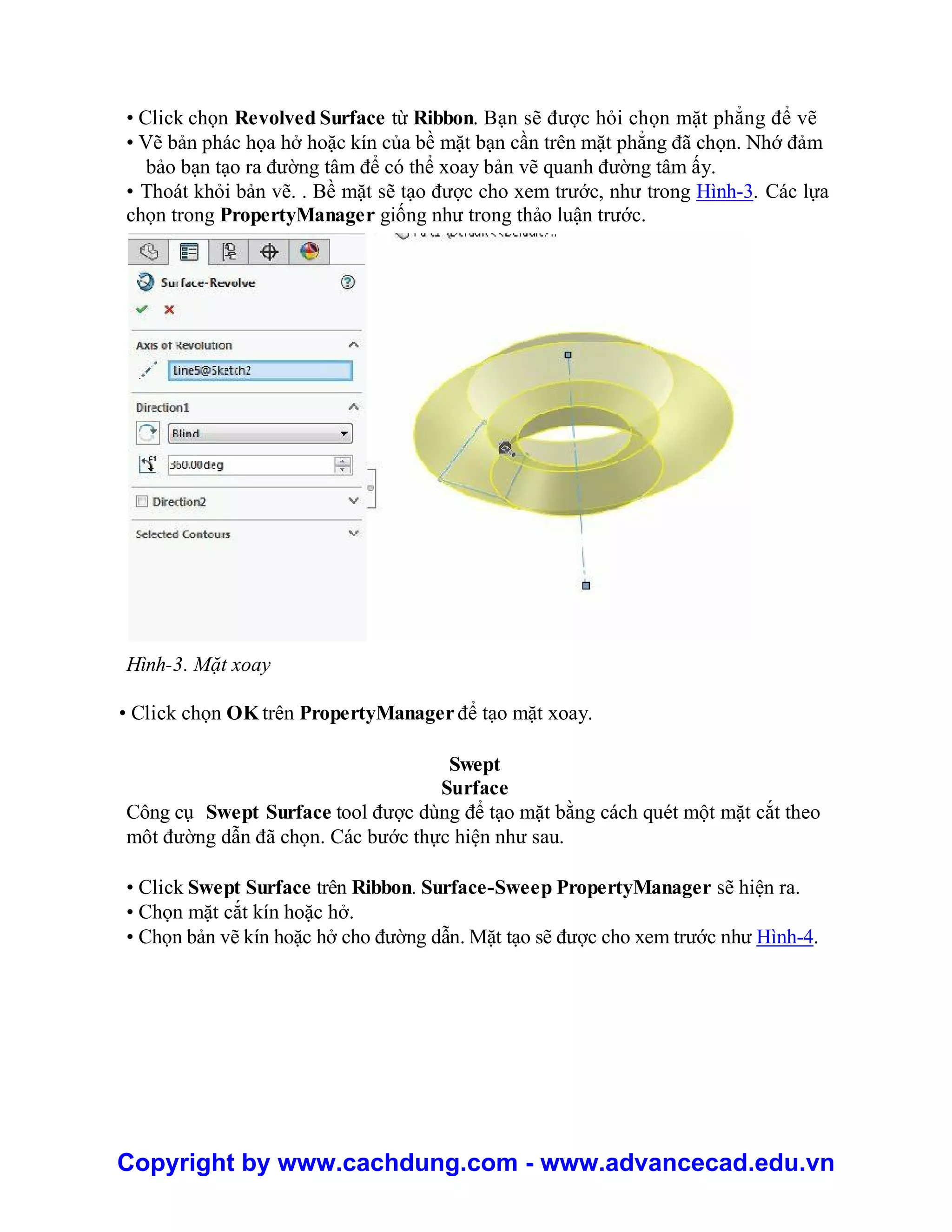 Thiết Kế Mặt Solidworks 2017 Surface Pdf