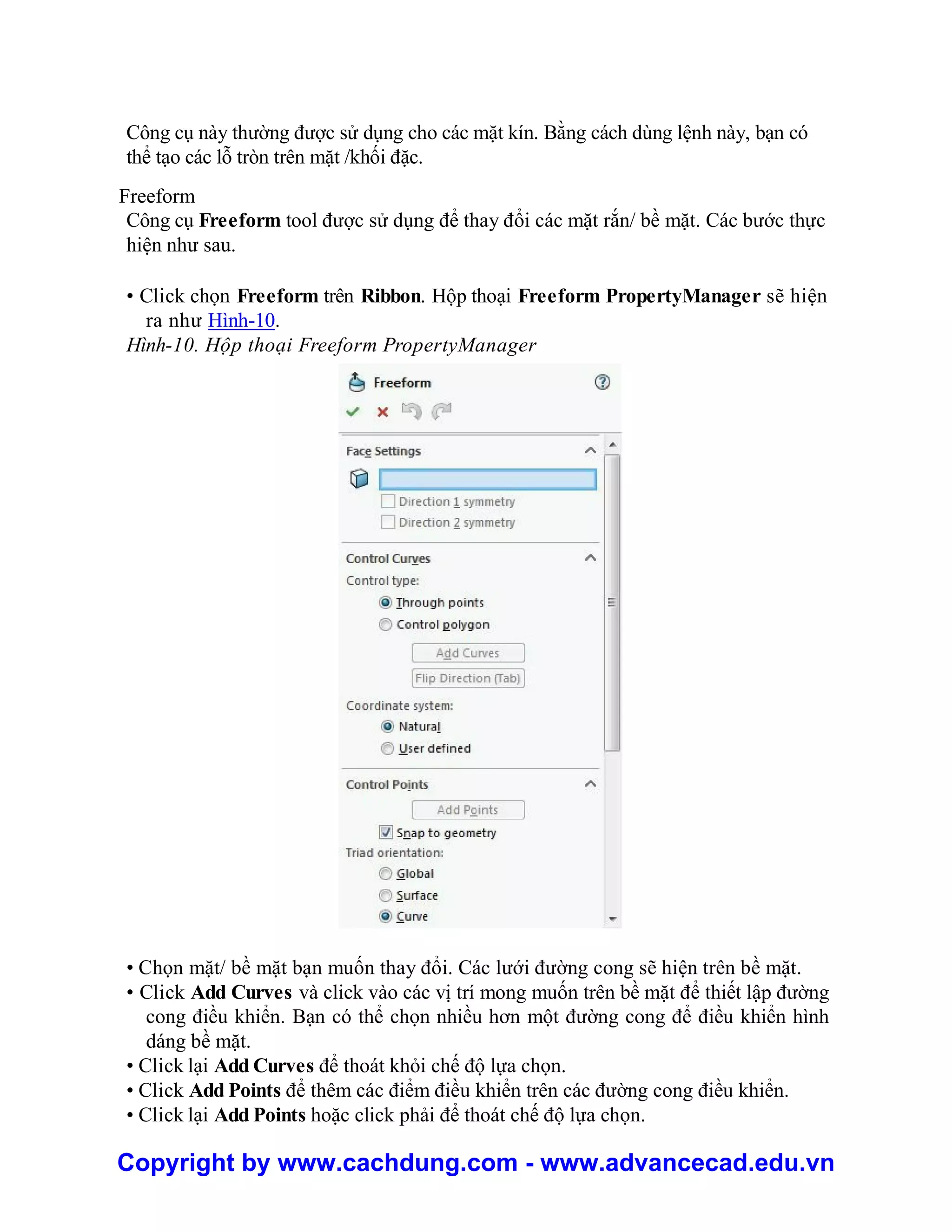 Thiết kế mặt Solidworks 2017 (Surface) | PDF