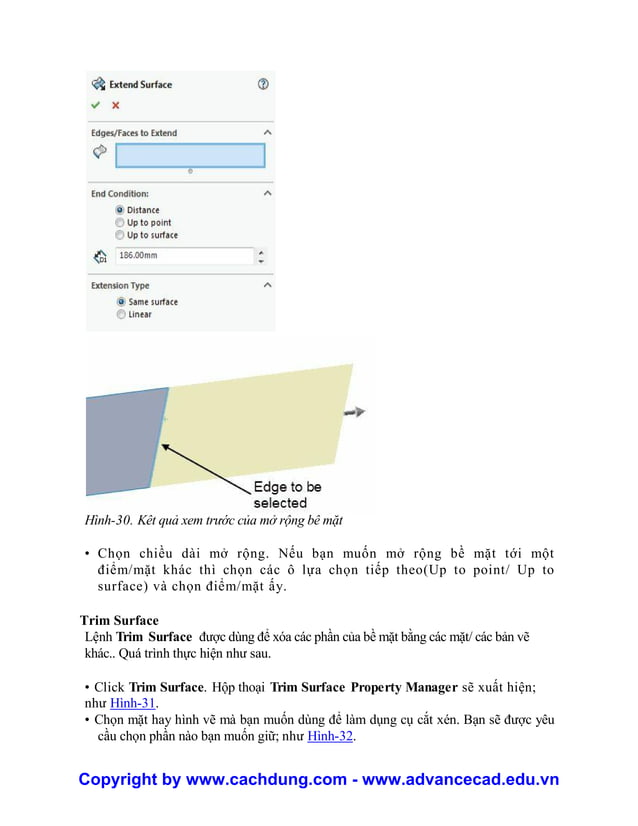 Thiết kế mặt Solidworks 2017 (Surface) | PDF