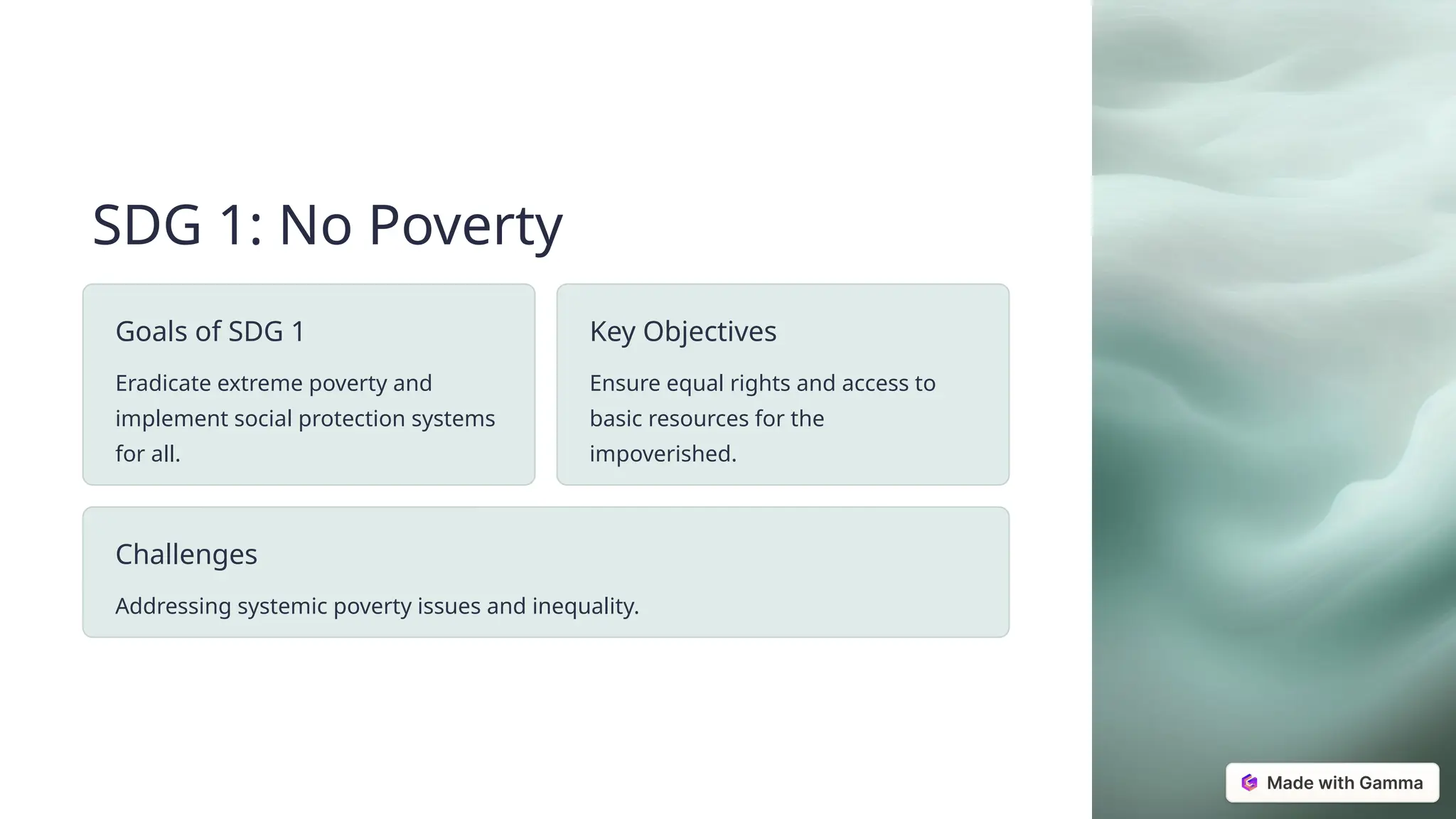 SDG-1-AND-2 basic learning for children of all ages | PPTX