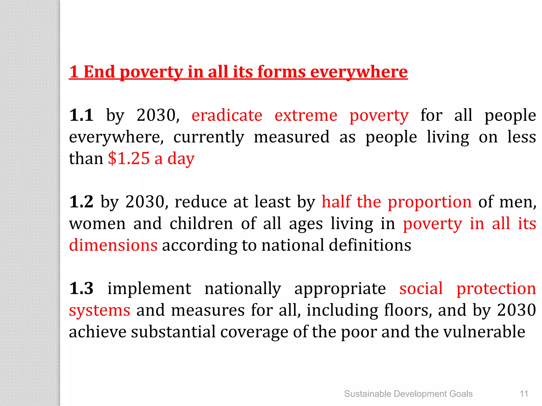 Sustainable Development Goals | PPTX | Business and Finance