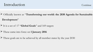 Sustainable development goals (SDG) ppt for educational purpose | PPTX