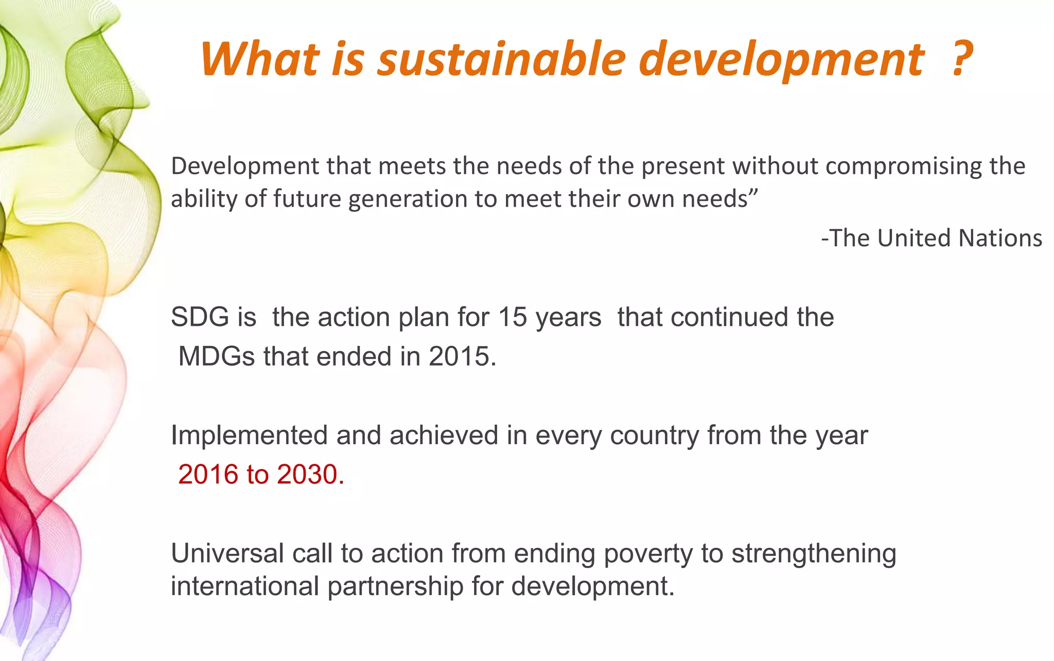 MDG and SDG health goals in nepal | PPTX