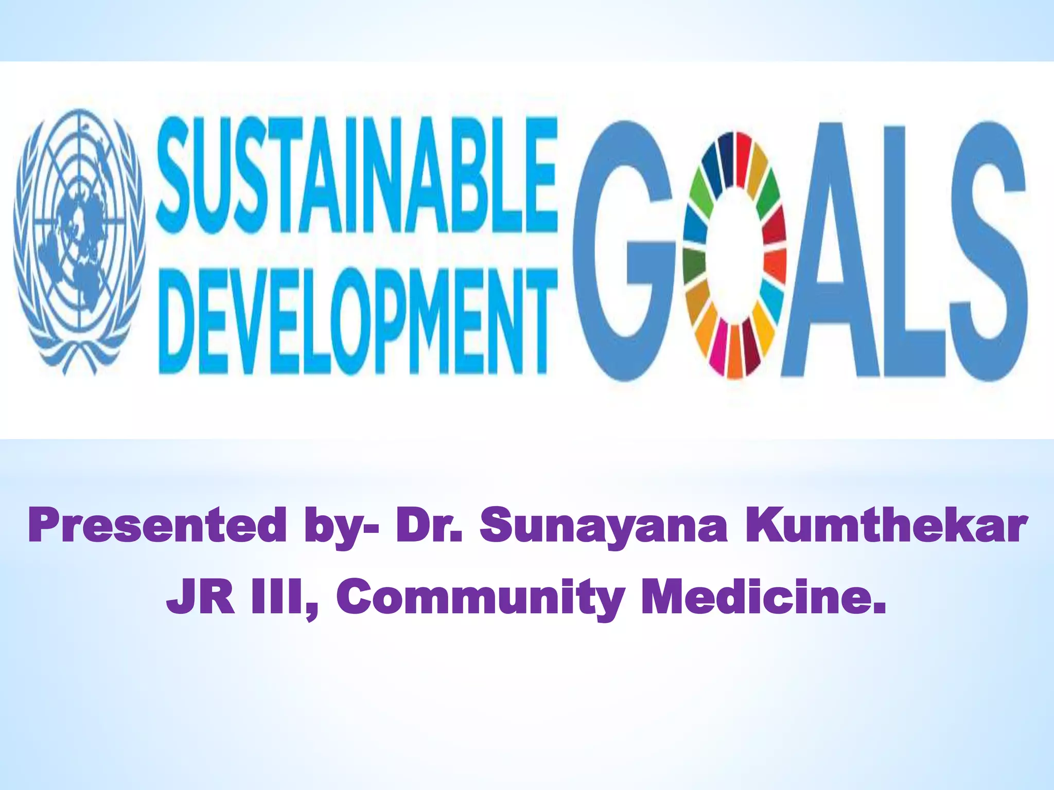 SDG (Sustainable Development Goals) Explained target 3 | PPTX