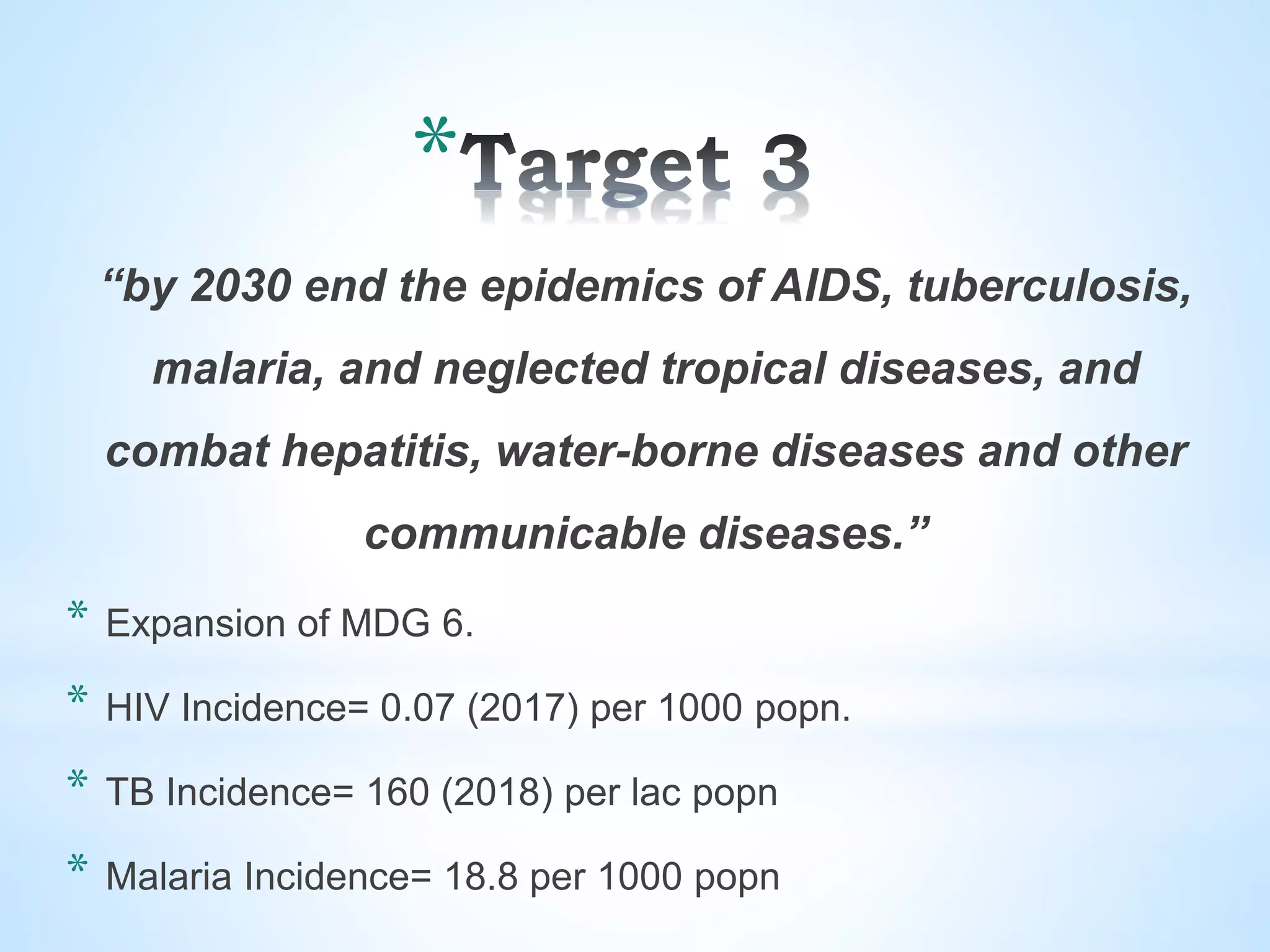 SDG (Sustainable Development Goals) Explained target 3 | PPTX | Women ...