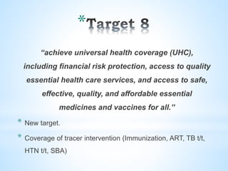 SDG (Sustainable Development Goals) Explained target 3 | PPTX