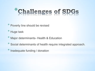 SDG (Sustainable Development Goals) Explained target 3 | PPTX