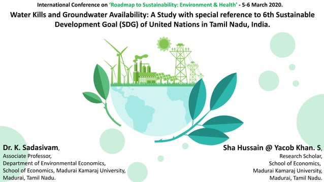 6th Sustainable development goal | PPT