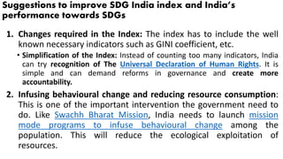 Sustainable Development Goals and Indian Economy | PPTX