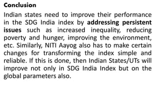 Sustainable Development Goals and Indian Economy | PPTX