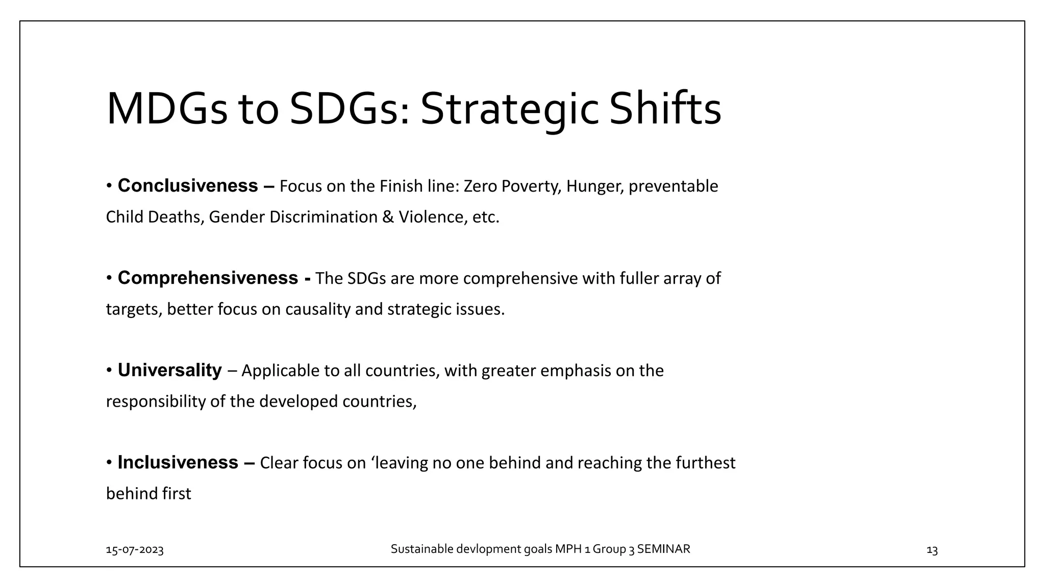 Sustainable development goals | PPTX