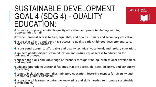 Integrating Sustainable Development Goals (SDGs) in School Education ...