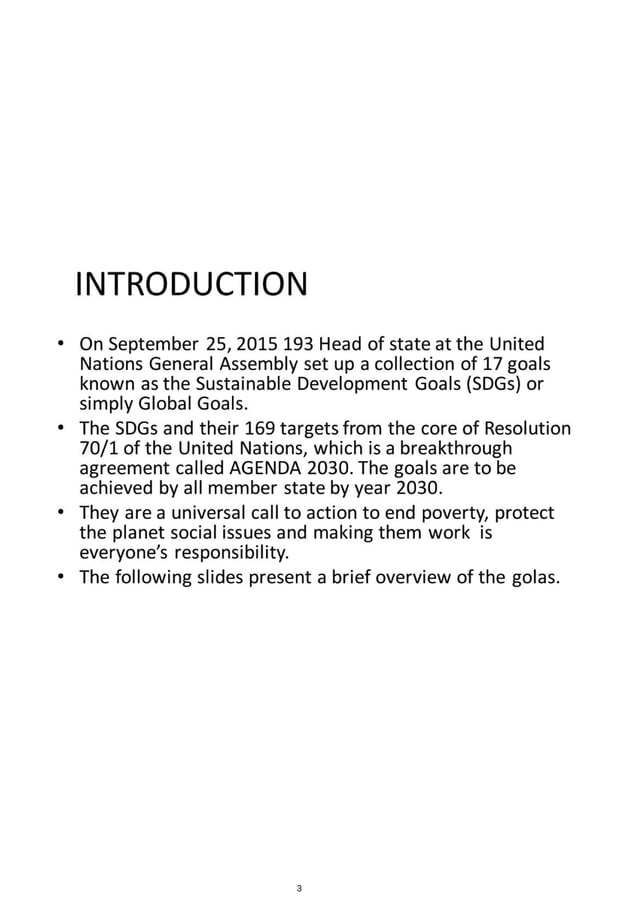 SDG (sustainable development goal) of government | PDF